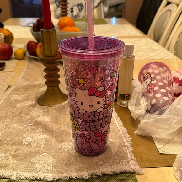 Sanrio | Dining | Hello Kitty 32oz Tumbler With Straw | Poshmark